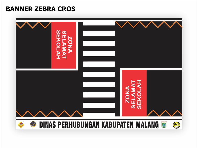 Banner Zebra Cross
