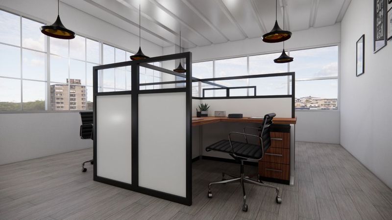 Work Station Kapasitas 4 Orang Custom