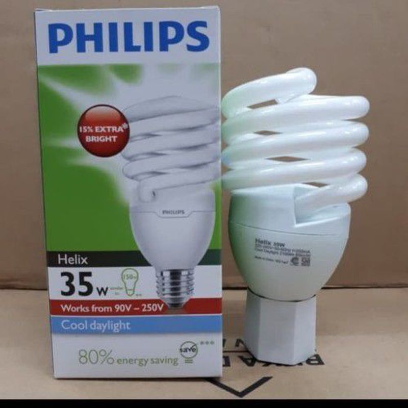 Lampu philips helix spiral 35 watt