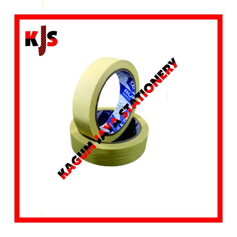 LAKBAN KERTAS MASKING TAPE RUSFET 1 INCH - KJS 501