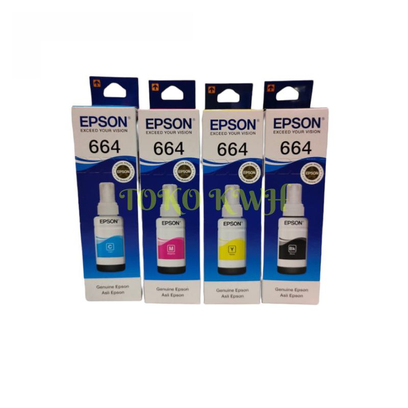 TINTA EPSON 664 for L100/L110/L120 L200/L210/L220 L300/L310/L350 L355 ...