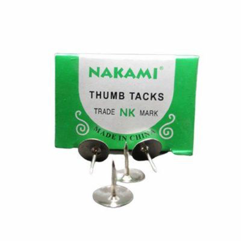 PAKU PAYUNG THUMB TACKS 24 PCS X 10 BOX NAKAMI (ATK)