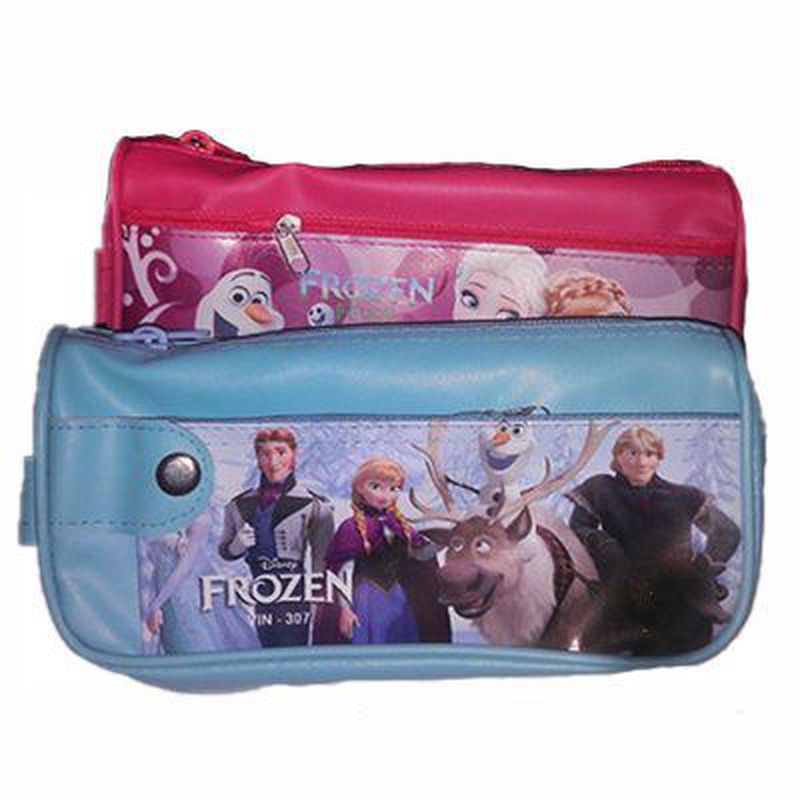 KOTAK PENSIL PENCIL CASE FROZEN VIN-307 (ATK) - Biru