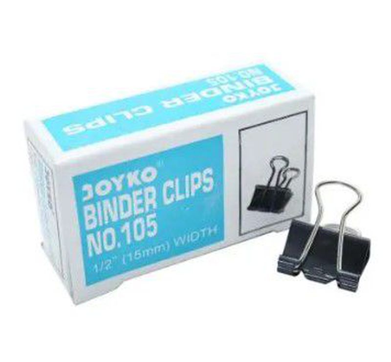 JOYKO BINDER CLIP CAPACITY NO.105 - 1 PACK (12 PCS)