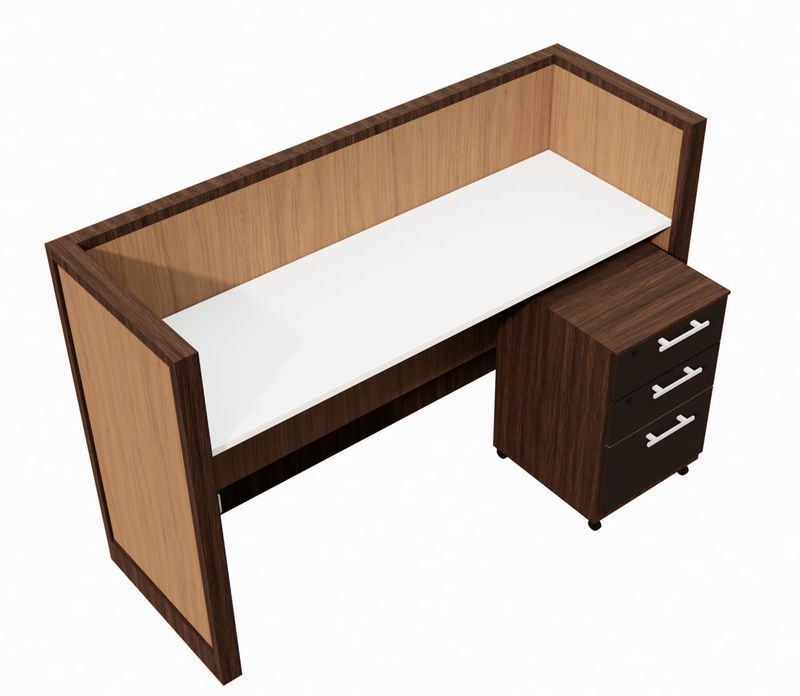 Meja Partisi 1 Staff