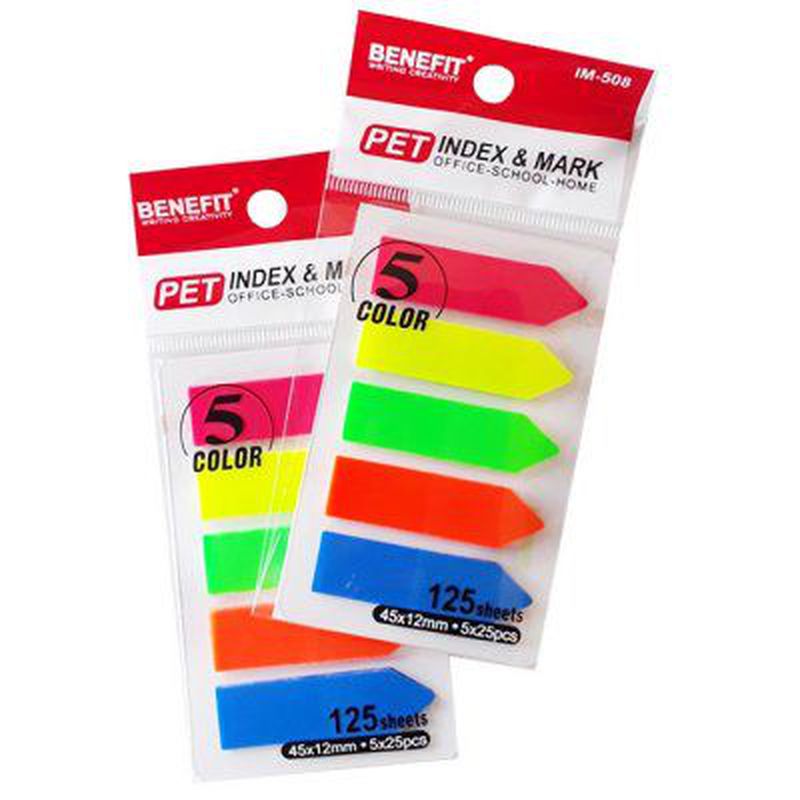STICKY NOTES BENEFIT 45 MM X 12 MM IM-508 (ATK)