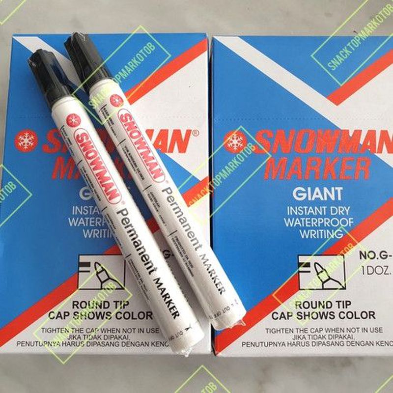 SPIDOL SNOWMAN PERMANENT MARKER