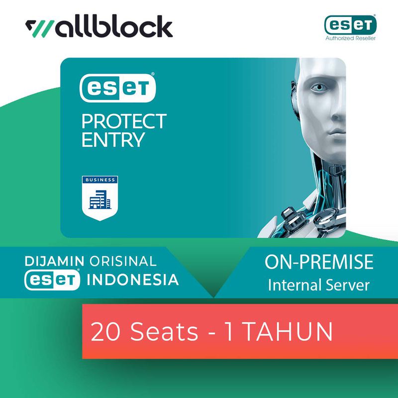 Antivirus Bisnis ESET Protect Entry On-Premise - 20 Seats 1 Tahun