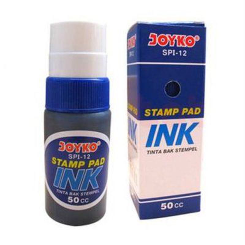 TINTA BOTOL KECIL BIRU MERK JOYKO ( BANTALAN) (ATK)