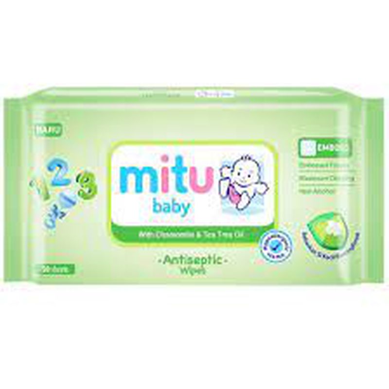 Tissue basah mitu baby antiseptic