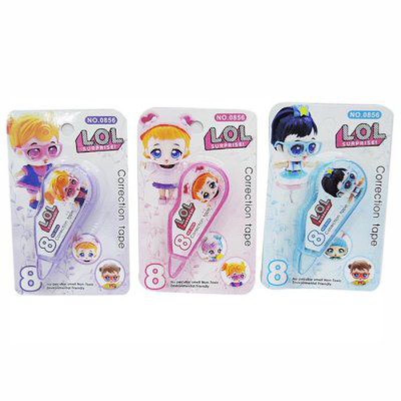 CORRECTION TAPE KARAKTER LOL 8M X 5MM NO.0856 (ATK)