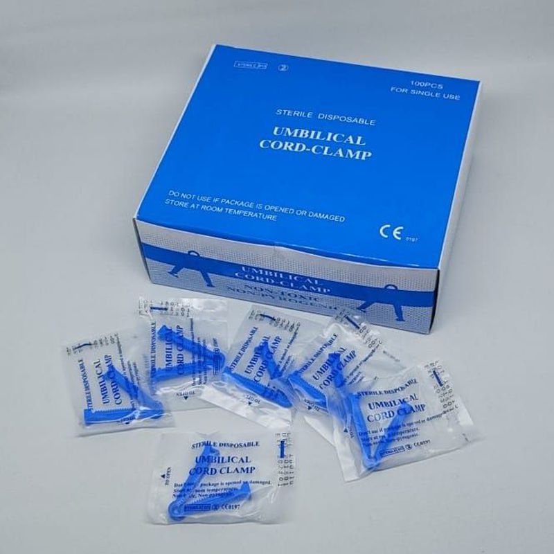 Umbilical cord clamp / klem tali pusat perbox isi 100pcs