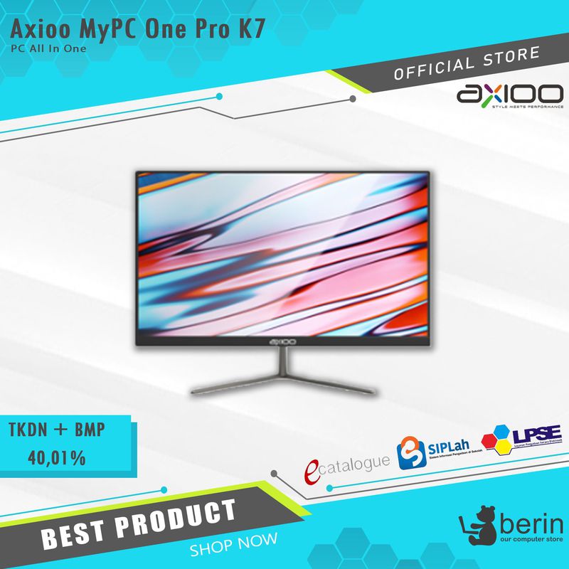Axioo MyPC One Pro K7 (8N2) i7-1165G7 RAM 8GB 21,5" Windows 10 - 256GB
