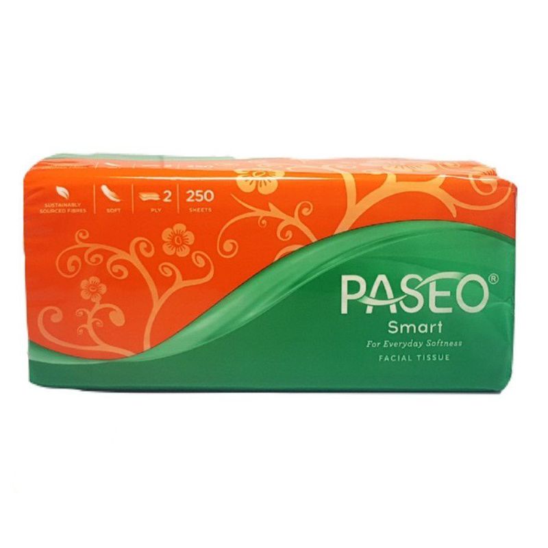 Tissue Paseo Smart 2 ply isi 250 Lembar