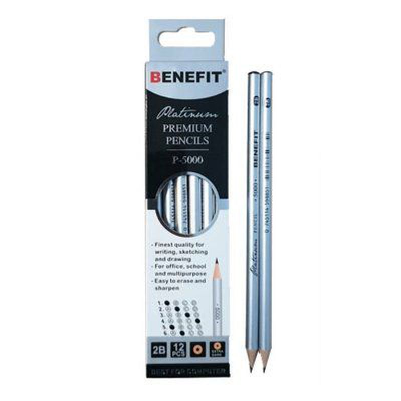 PENSIL 2B BENEFIT PLATINUM P-5000 12 PCS (ATK)