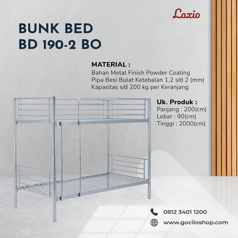 BUNK BED BD 190-2 BO
