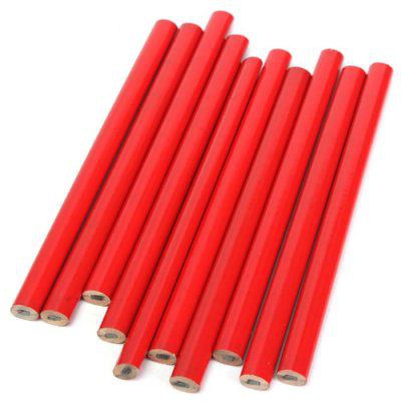 Pensil Tukang (pipih warna merah) (ATK)