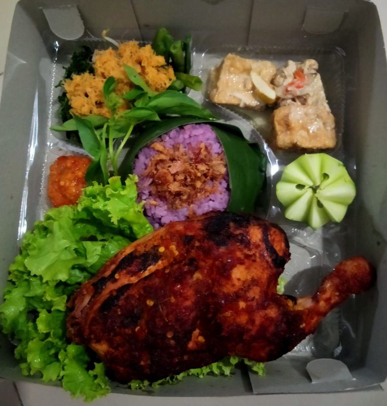 NASI BOKS - Ayam Bakar