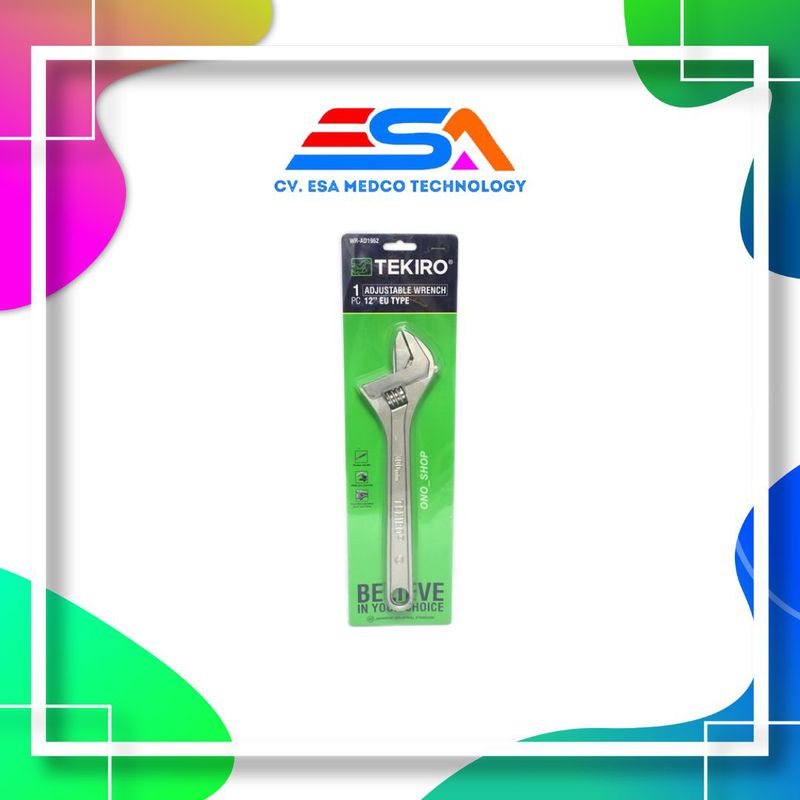 Kunci Inggris Tekiro 12 Inch Adjustable Wrench