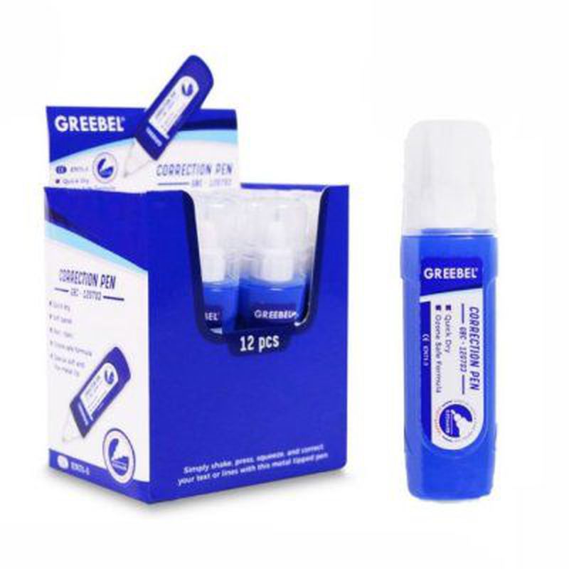 TIP-EX CAIR CORRECTION PEN 12 PCS GREEBEL GBC-120703 (ATK)