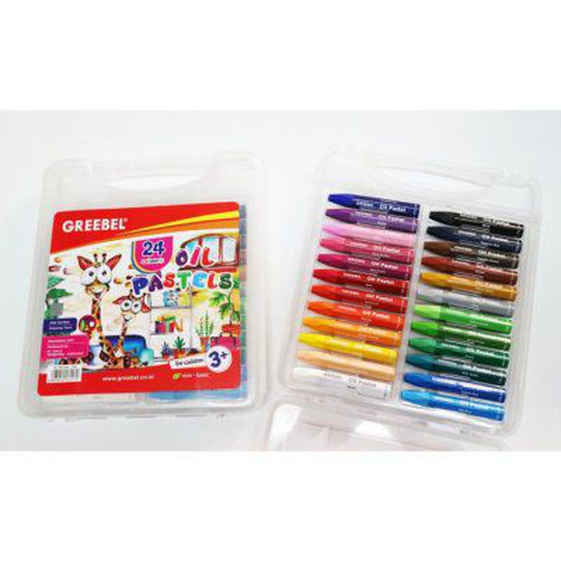 CRAYON GREEBEL OIL PASTELS 24 WARNA GB-24C (ATK)