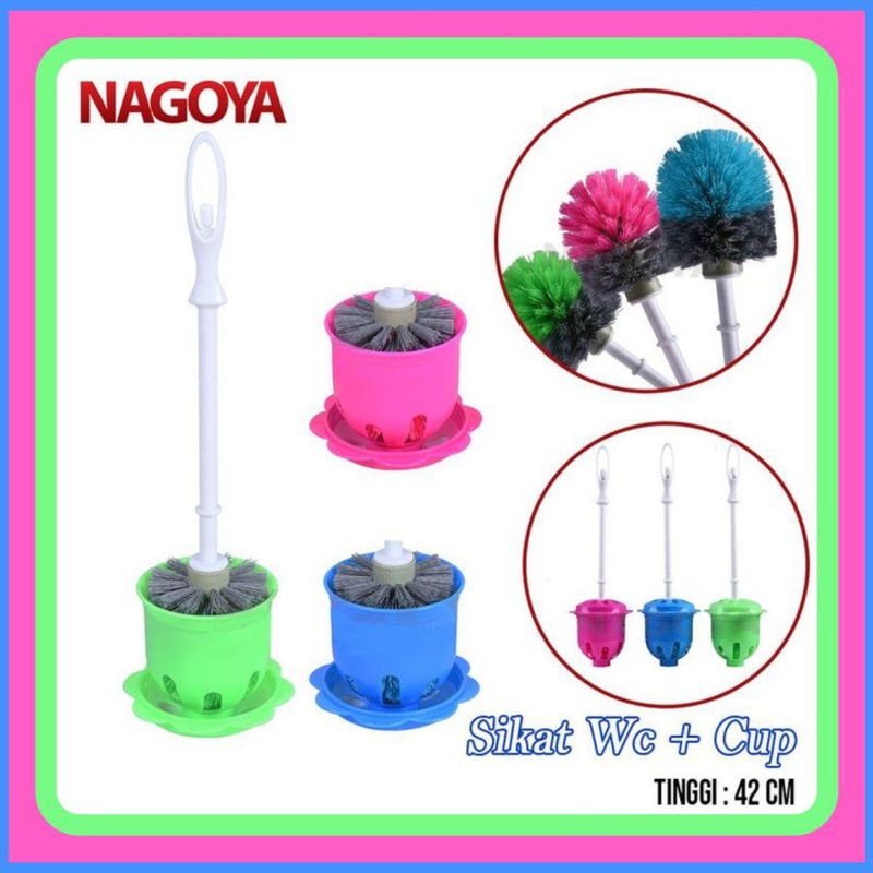 Sikat WC / Toilet Bowl Brush Cup Nagoya