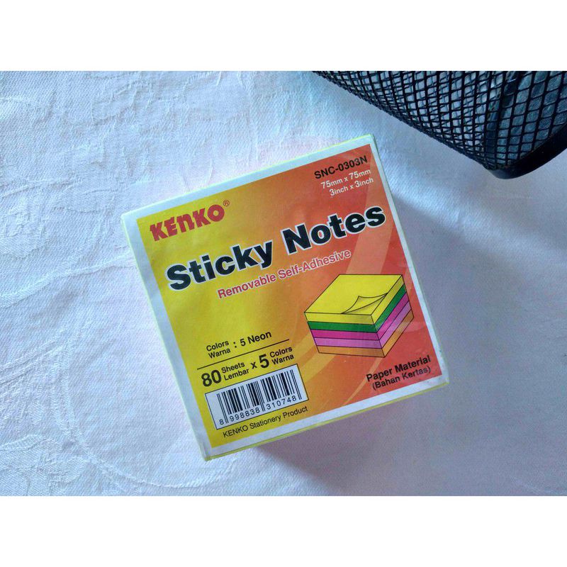 Sticknote Memo 75x75 (5 warna)