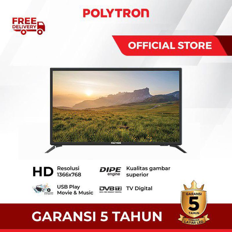 LED TV POLYTRON 24''