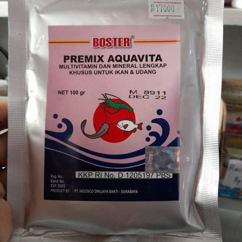 Boster Premix Aquavita multivitamin ikan 100 gr