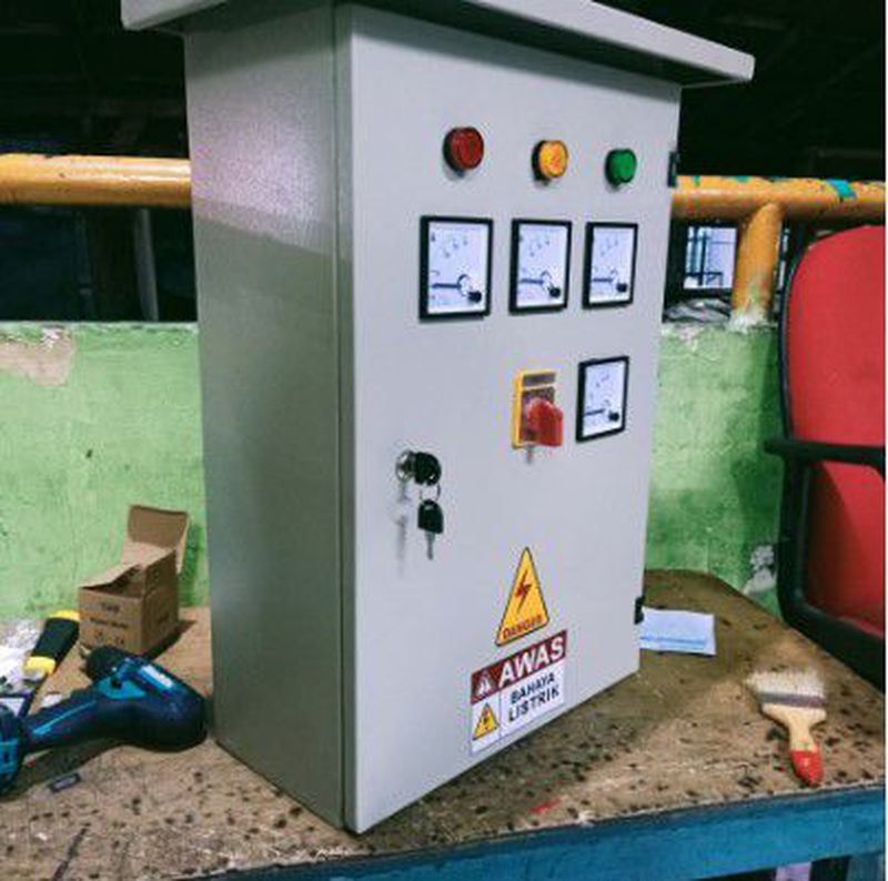 box panel 3phase + wiring 3 phase