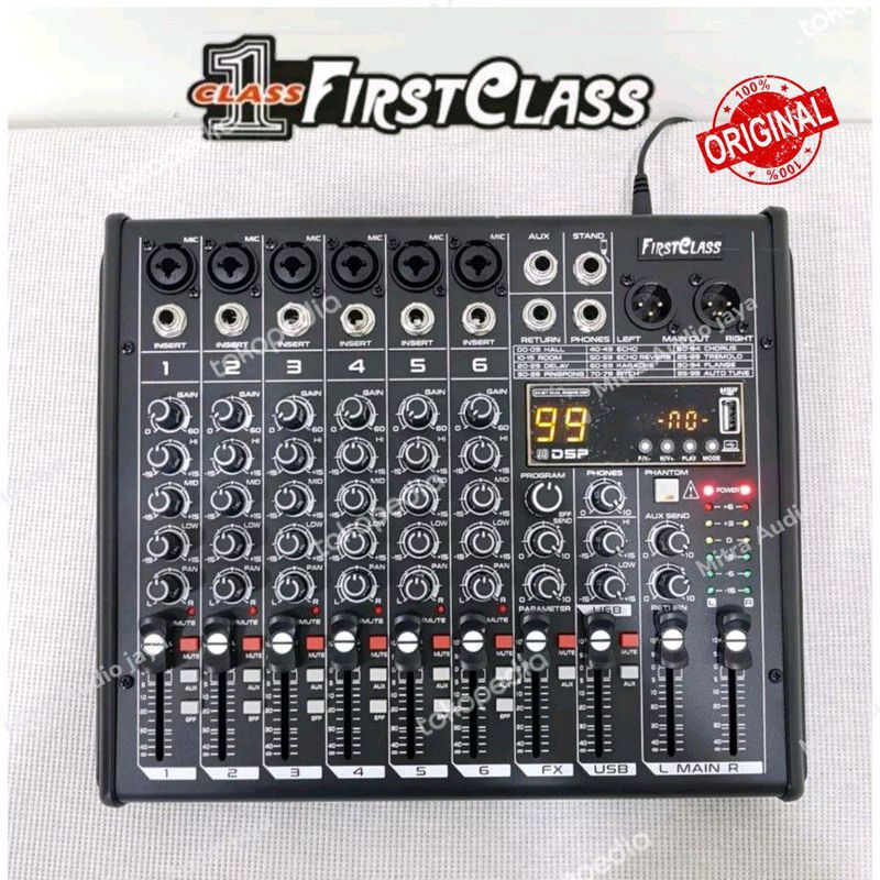 Mixer audio original 6 channel firstclass mx2 pro6