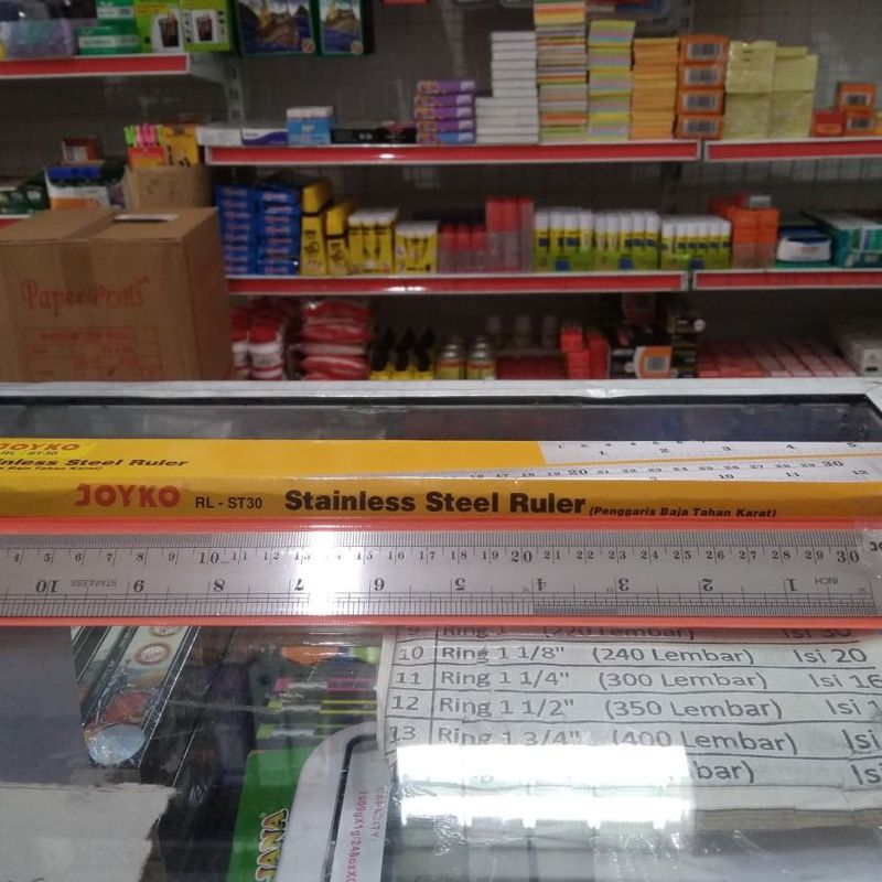 Penggaris Besi 30cm Joyko