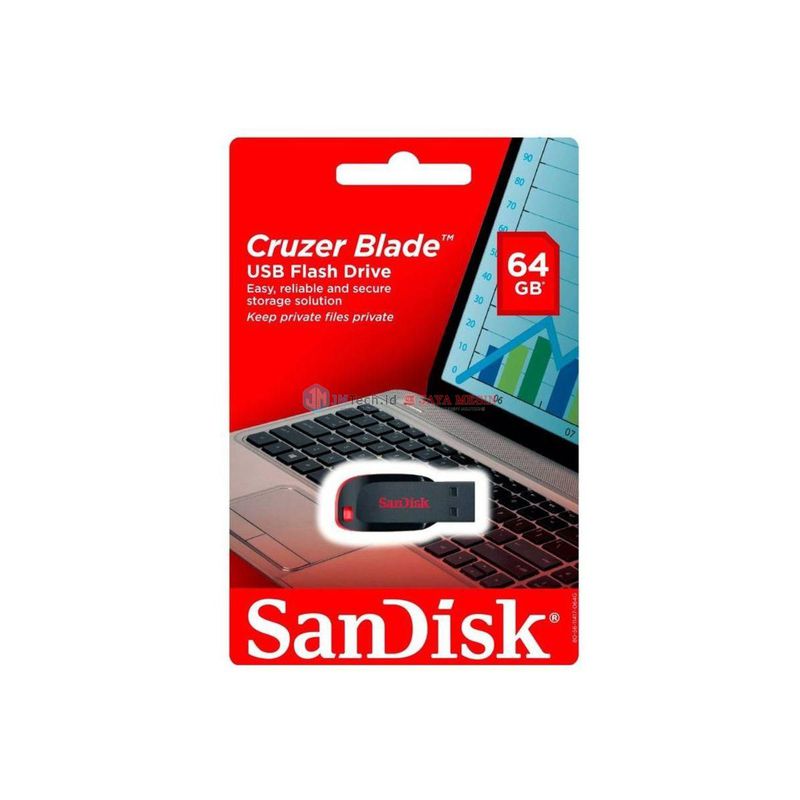 Flash Disk Sandisk CZ50 Cruzer Blade - 64GB