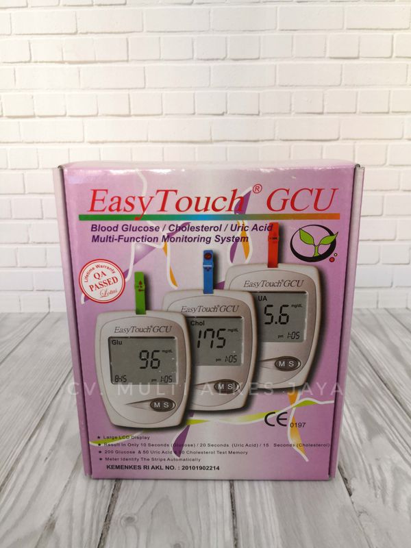 EasyTouch GCU (Alat EasyTouch) / Alat Cek Gula, Cholesterol, Asam Urat ...