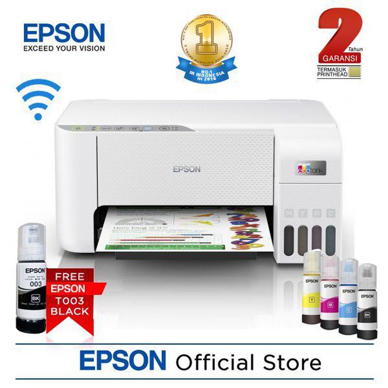 Printer Epson L3256 A4 WiFi All in One Ink Tank Printer