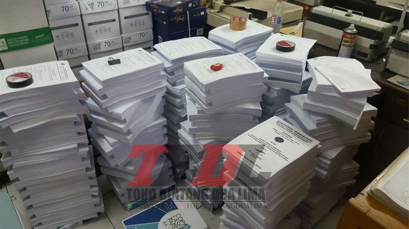 FOTOCOPY A4 & F4 70 GSM HITAM PUTIH SATU SISI