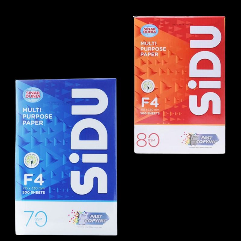 Kertas Hvs F4 Sinar Dunia Rim Box Rim 70 Gsm