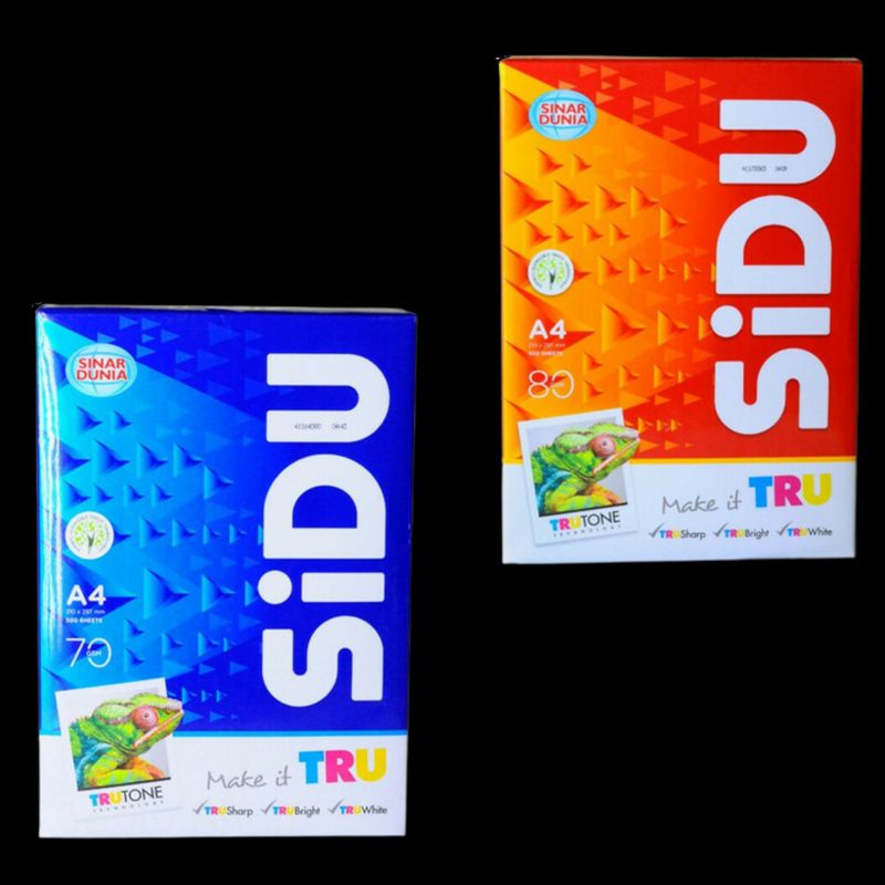 Kertas HVS A4 Sinar Dunia (Rim/Box) - Rim 80 Gsm