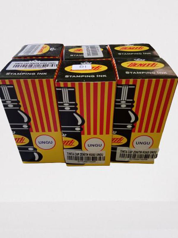 Tinta Stempel Ungu