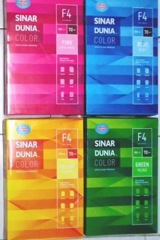 Kertas HVS F4 70gsm Warna - Pink