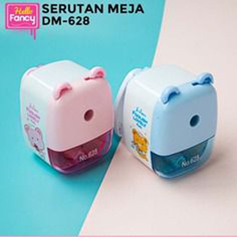 Rautan Pensil / Rautan Meja Putar / Serutan / Sharpener 628 FANCY BJ - Pink