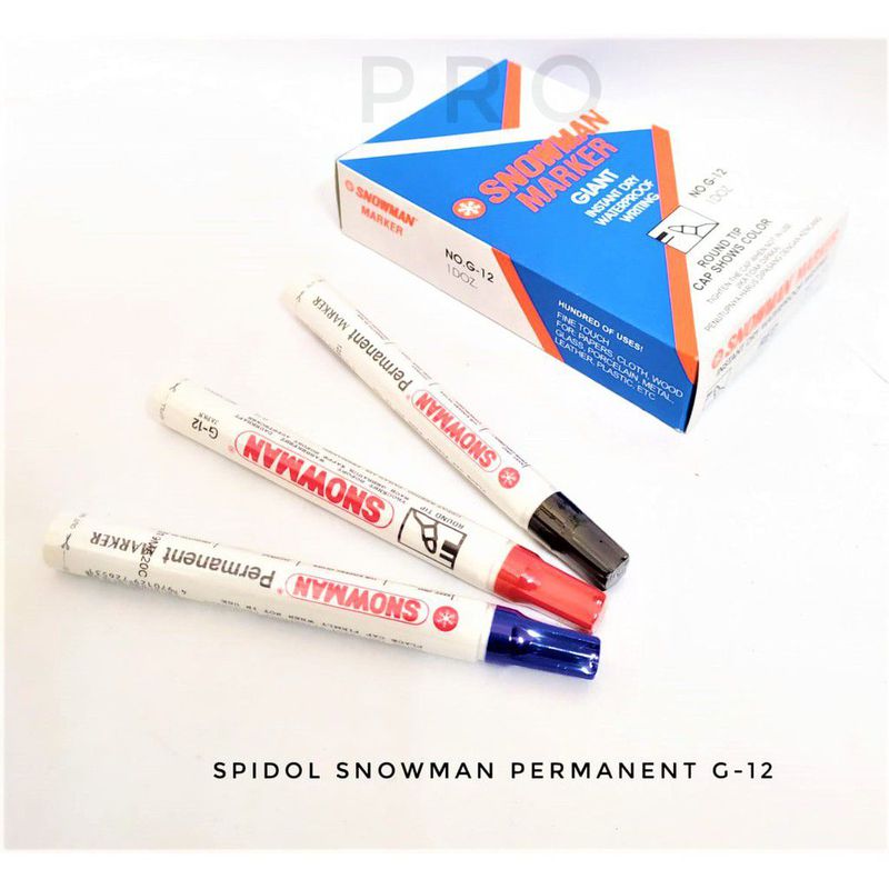 Spidol marker permanen - Merah