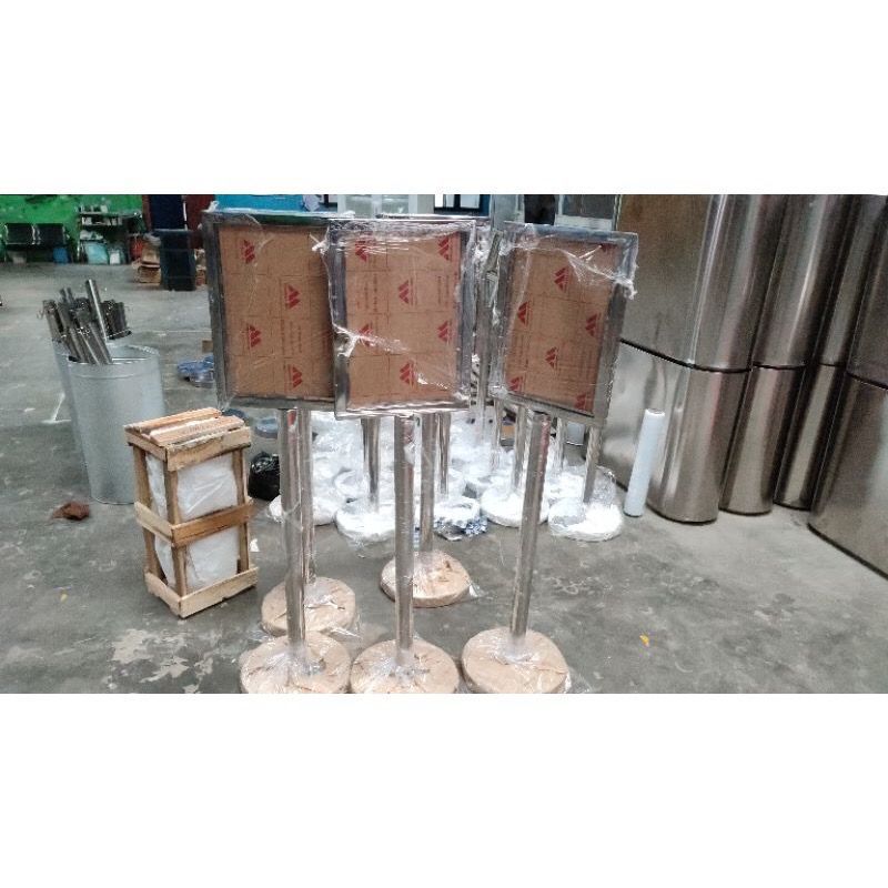 DISPLAY STANDING SIGN A3, DISPLAY STAINLESS, STANDING POSTER PORTABLE