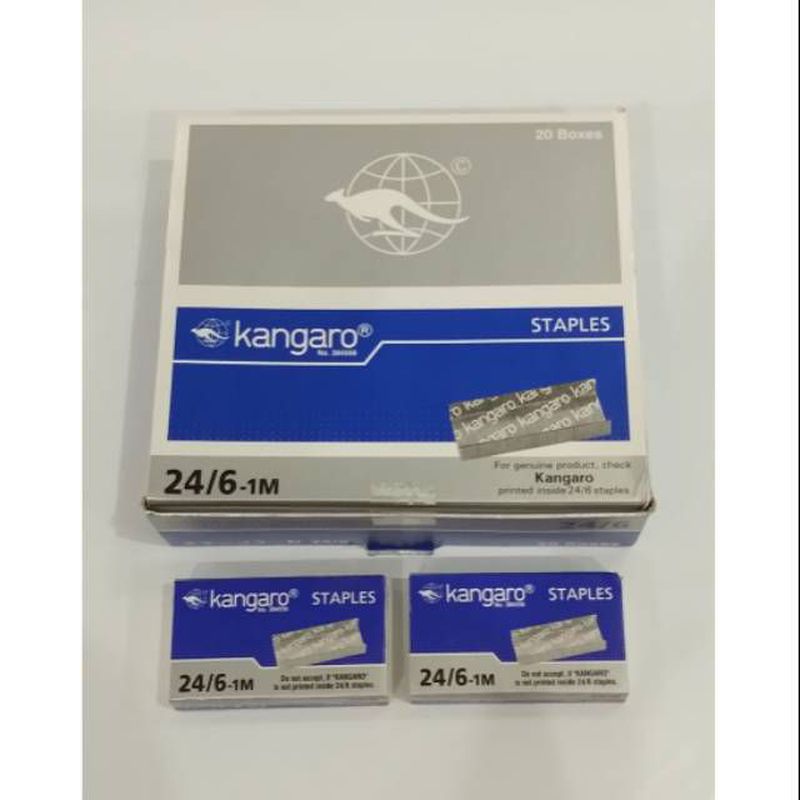 Isi Staples Besar / Staples No.3 24/6 Kangaro