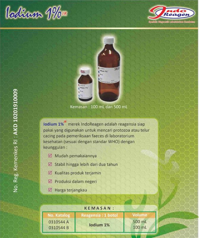 Iodium 1% 500 ml
