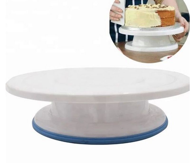 Meja Putar Kue ANTI SLIP Cake Turntable 28cm