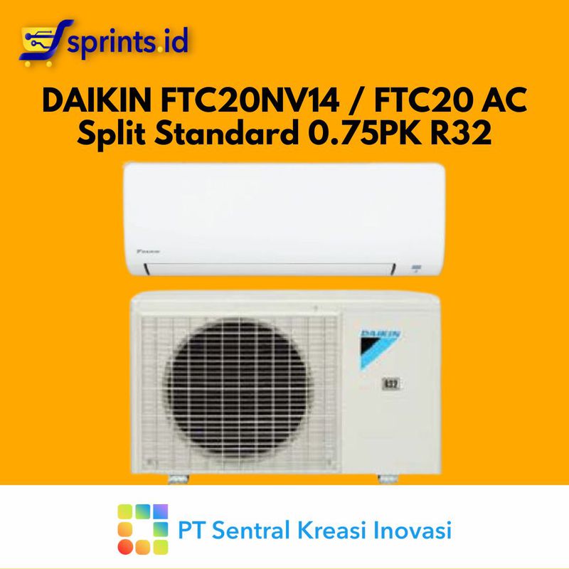 DAIKIN FTC20NV14 / FTC20 AC Split Standard 0.75 PK R32 Thailand