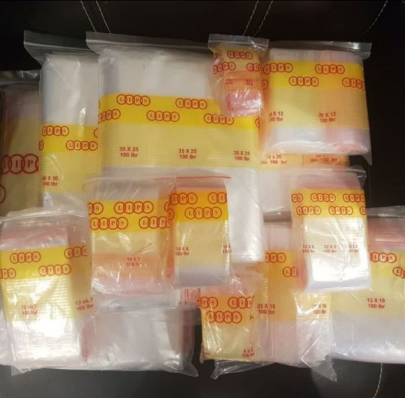 Plastik Klip Obat Bening isi 1000/Pak - 10 Cm X 7 Cm