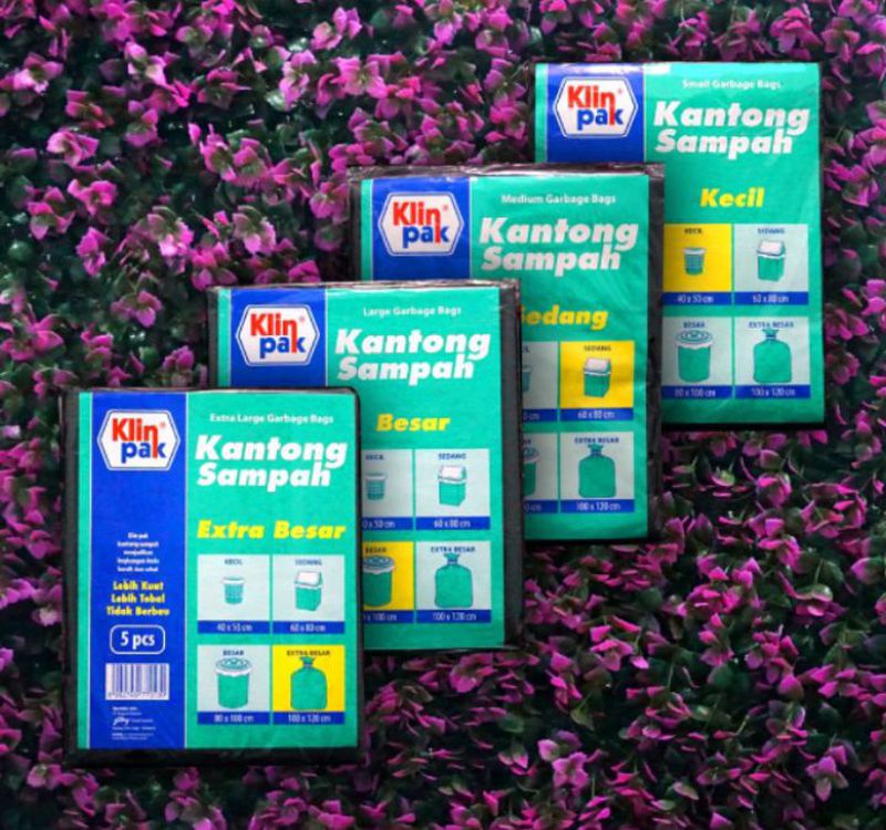 Kantong Plastik Sampah Klin Pak - Extra Besar