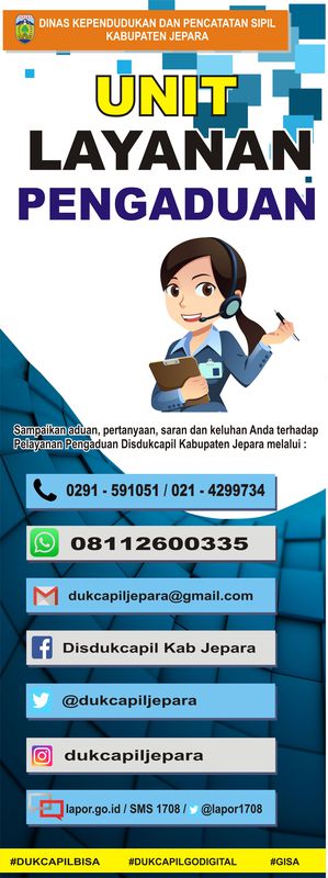 X banner Unit pelayanan